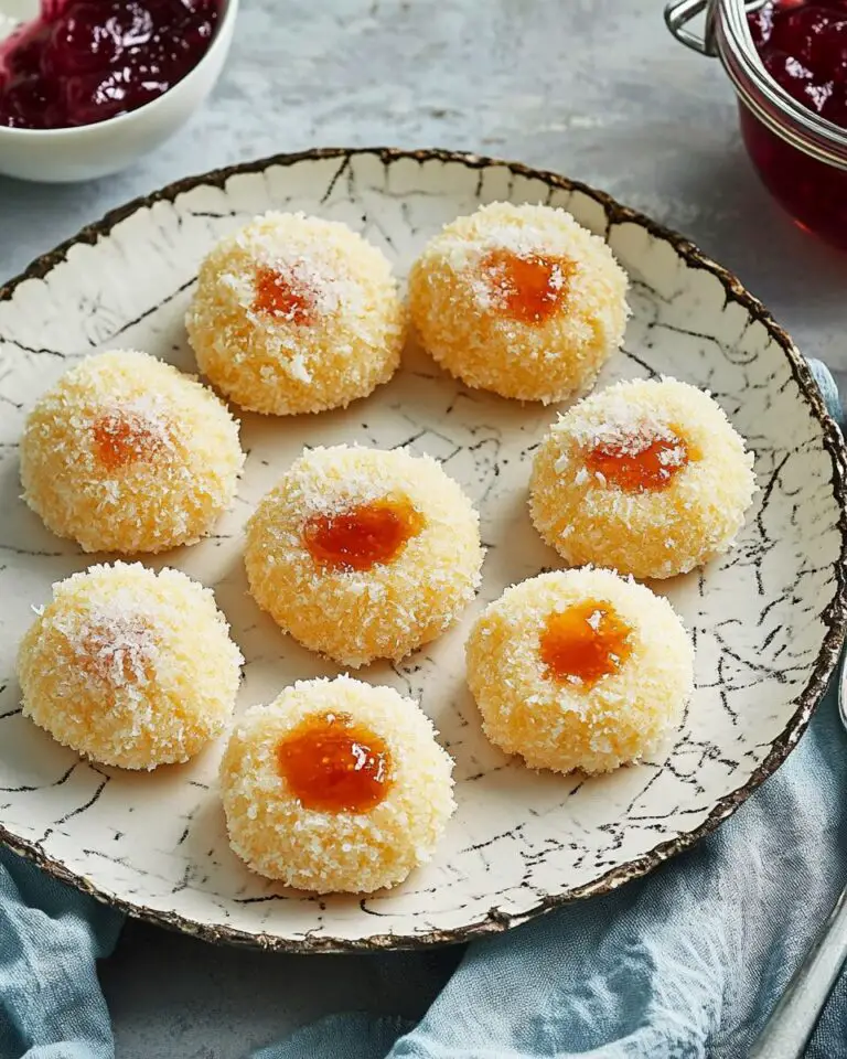 Coconut Jam Drops