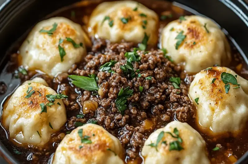 Ultimate Ground Beef and Dumplings for Delicious Comfort