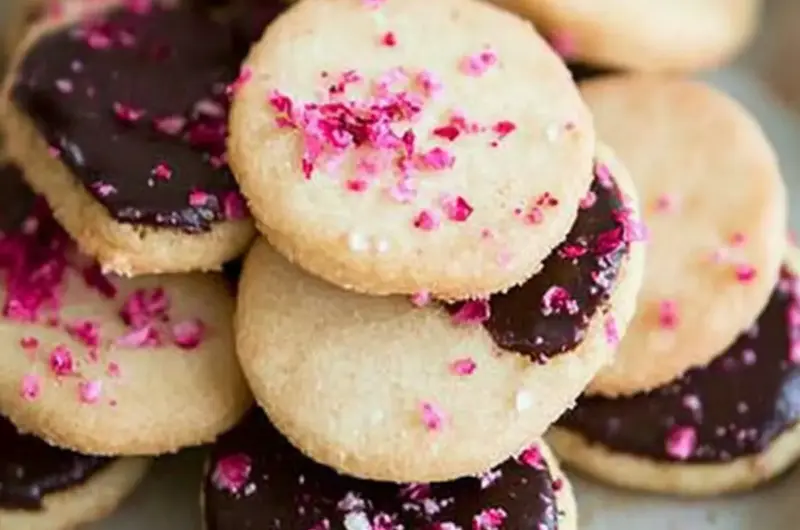 Irresistible Rose Water Shortbread Cookies for Sweet Moments
