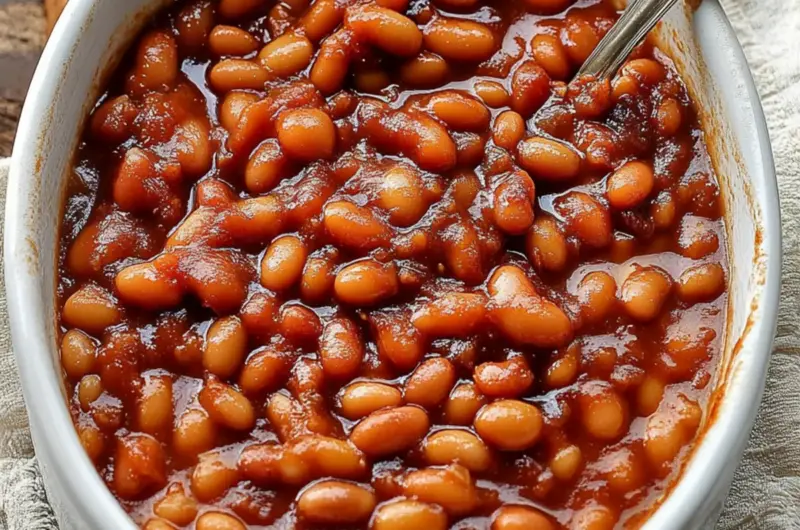 Ultimate Vegan Baked Beans in Sweet Molasses Sauce Magic
