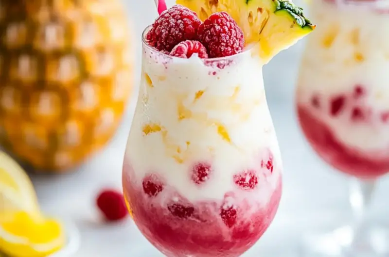 Easy Raspberry Piña Colada: Your Delicious Tropical Escape