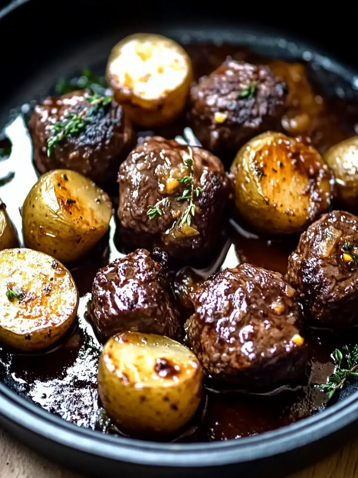 Irresistible Garlic Butter Beef Bites with Potatoes: Easy Comfort