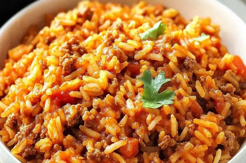 Irresistible Spanish Rice with Ground Beef for Cozy Nights