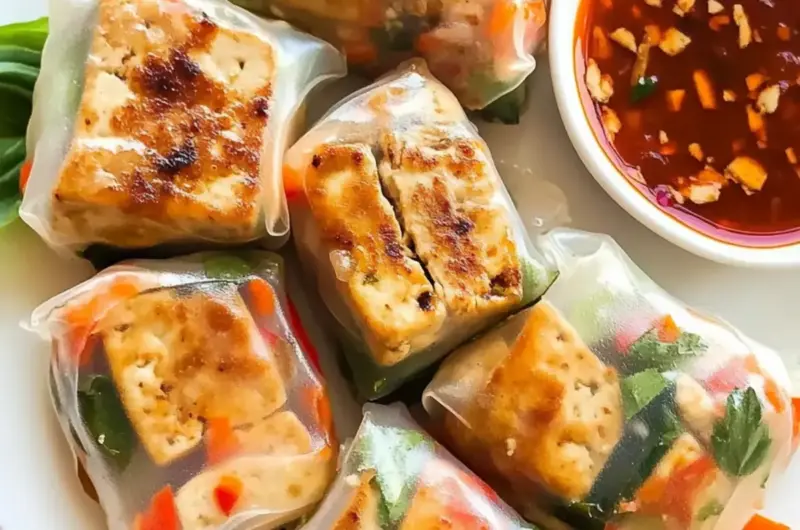Easy Healthy Tofu Spring Rolls: A Delicious Vegan Delight