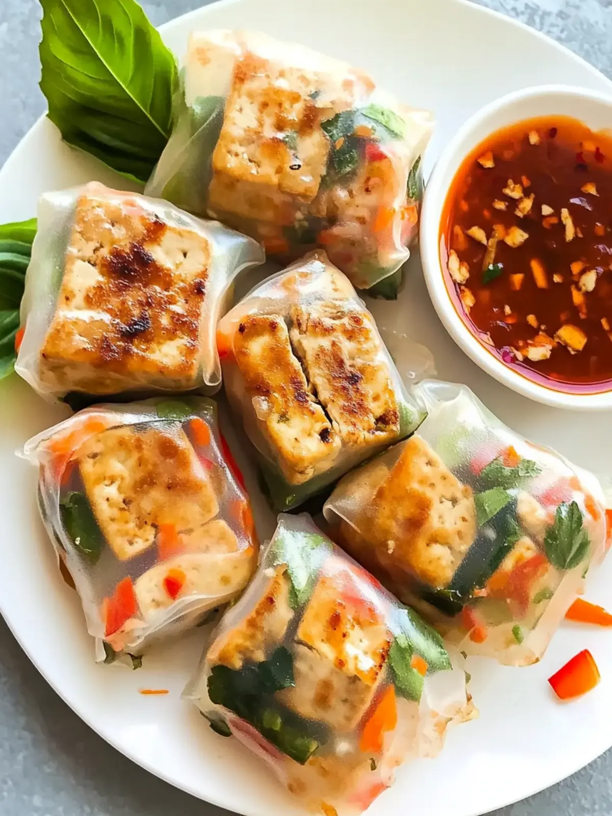 Easy Healthy Tofu Spring Rolls: A Delicious Vegan Delight